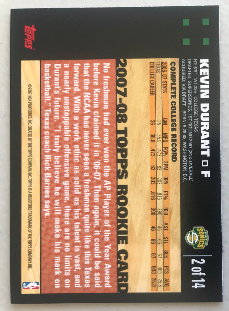 Kevin Durant rookie card – Collector Kingdom